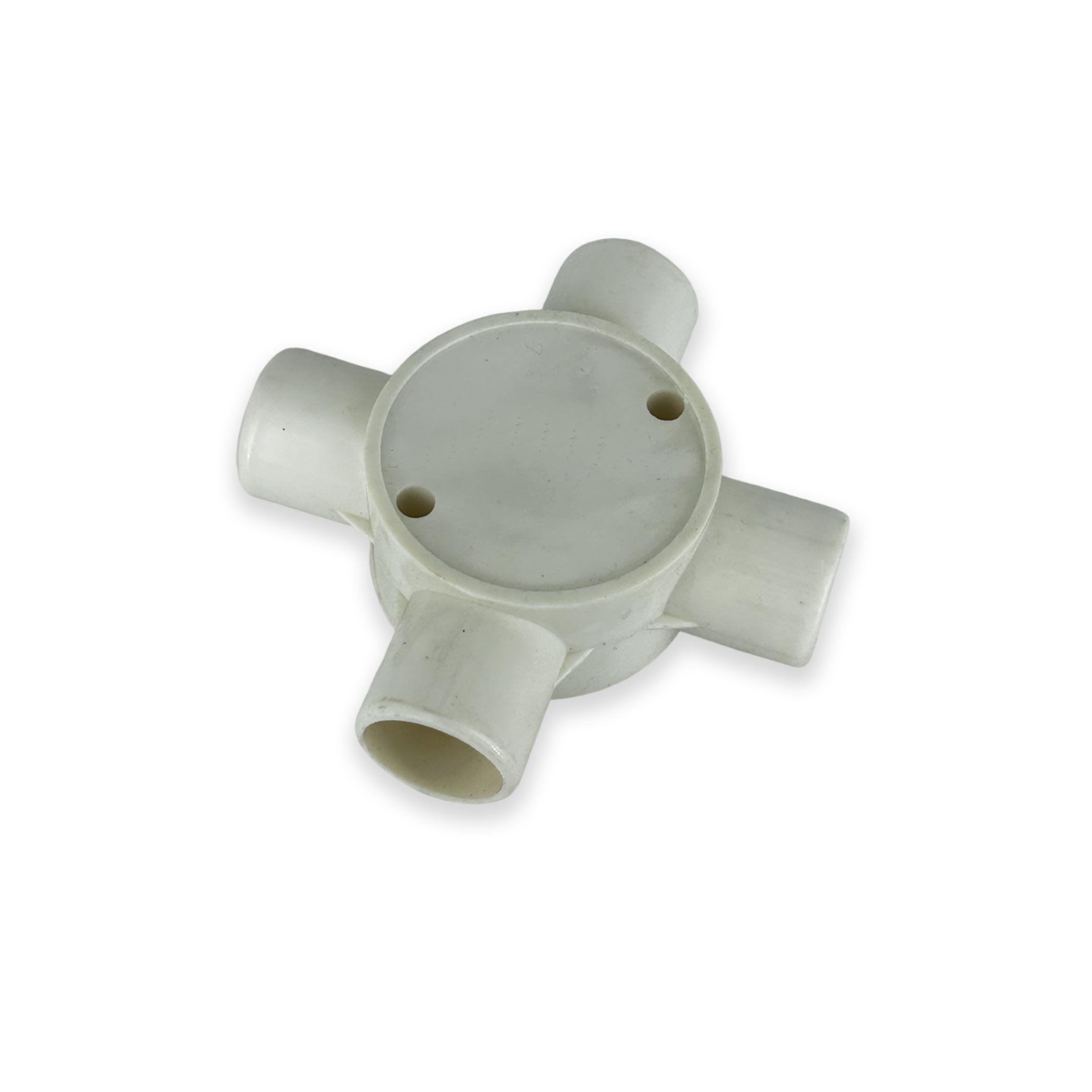 Buy Norpack Surface Junction Box 35mm Deep Four Way 25M |4 Way Junction ...