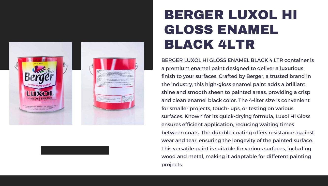Berger Luxol Pu offers Enamel Paints